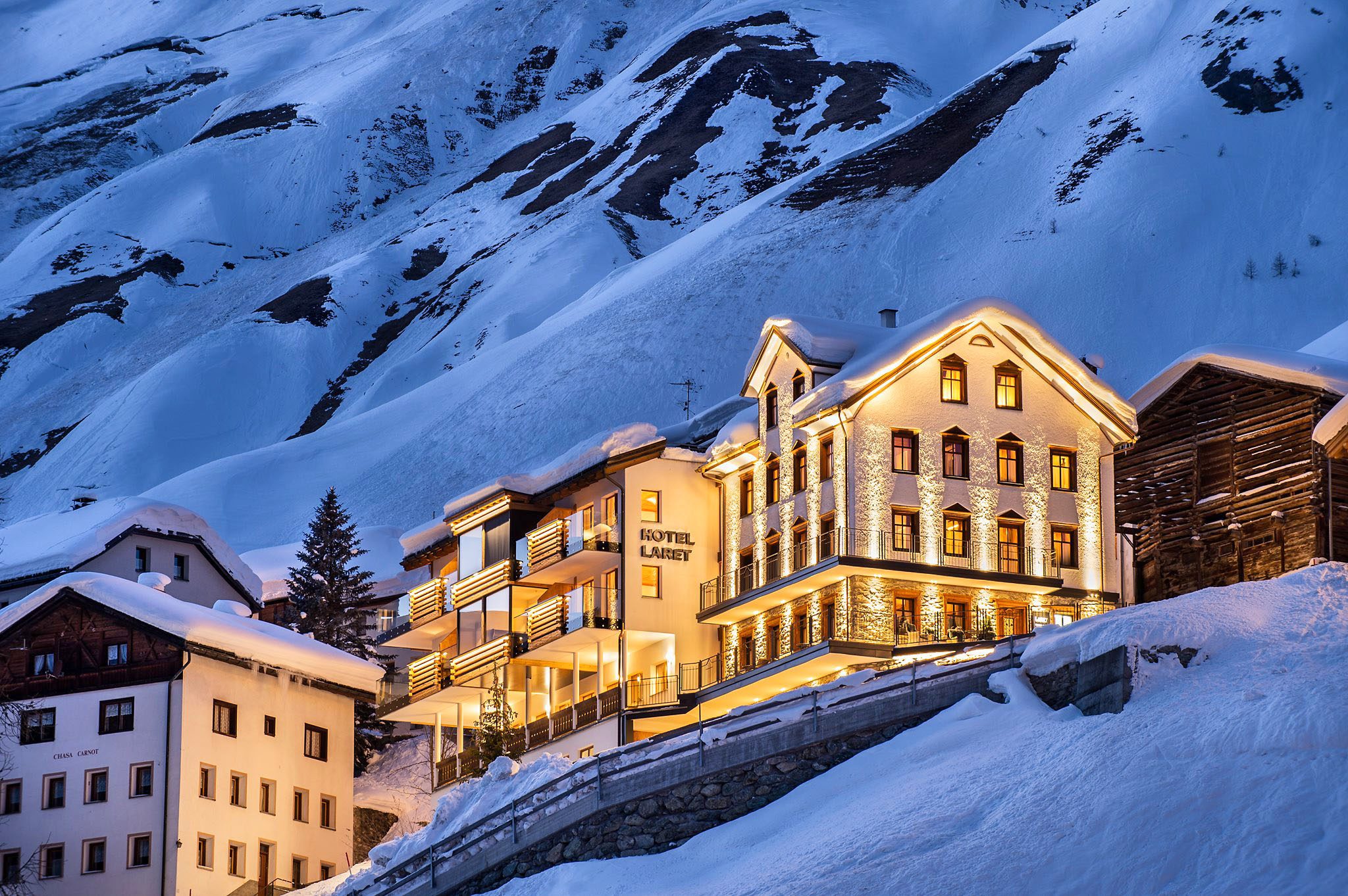 Hotel Laret › | Pourquoi on a adoré (2026) | Hôtel 3* à Samnaun